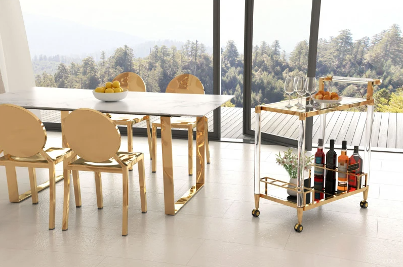 How to Choose and Decorate the Perfect Bar Cart - Scenario Home