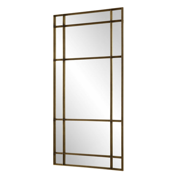 Uttermost Spurgeon Gold Window Mirror - Scenario Home
