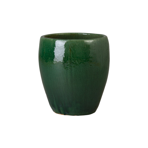 Ossal Planter, Green 14X14X16"H - Scenario Home