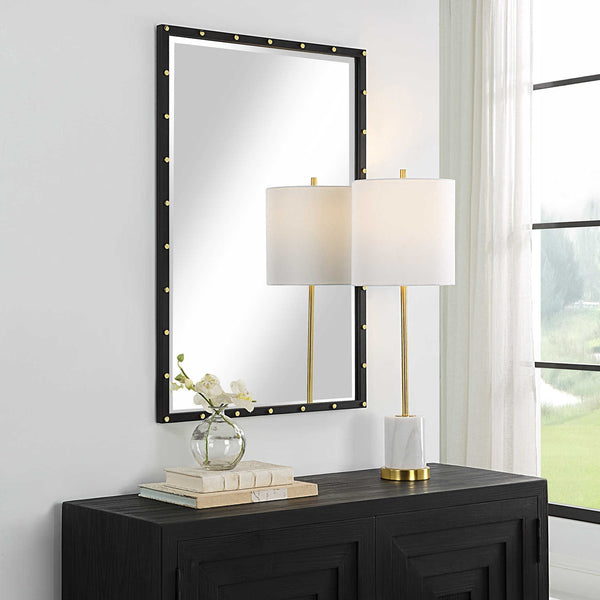 Uttermost Benedo Industrial Vanity Mirror - Scenario Home