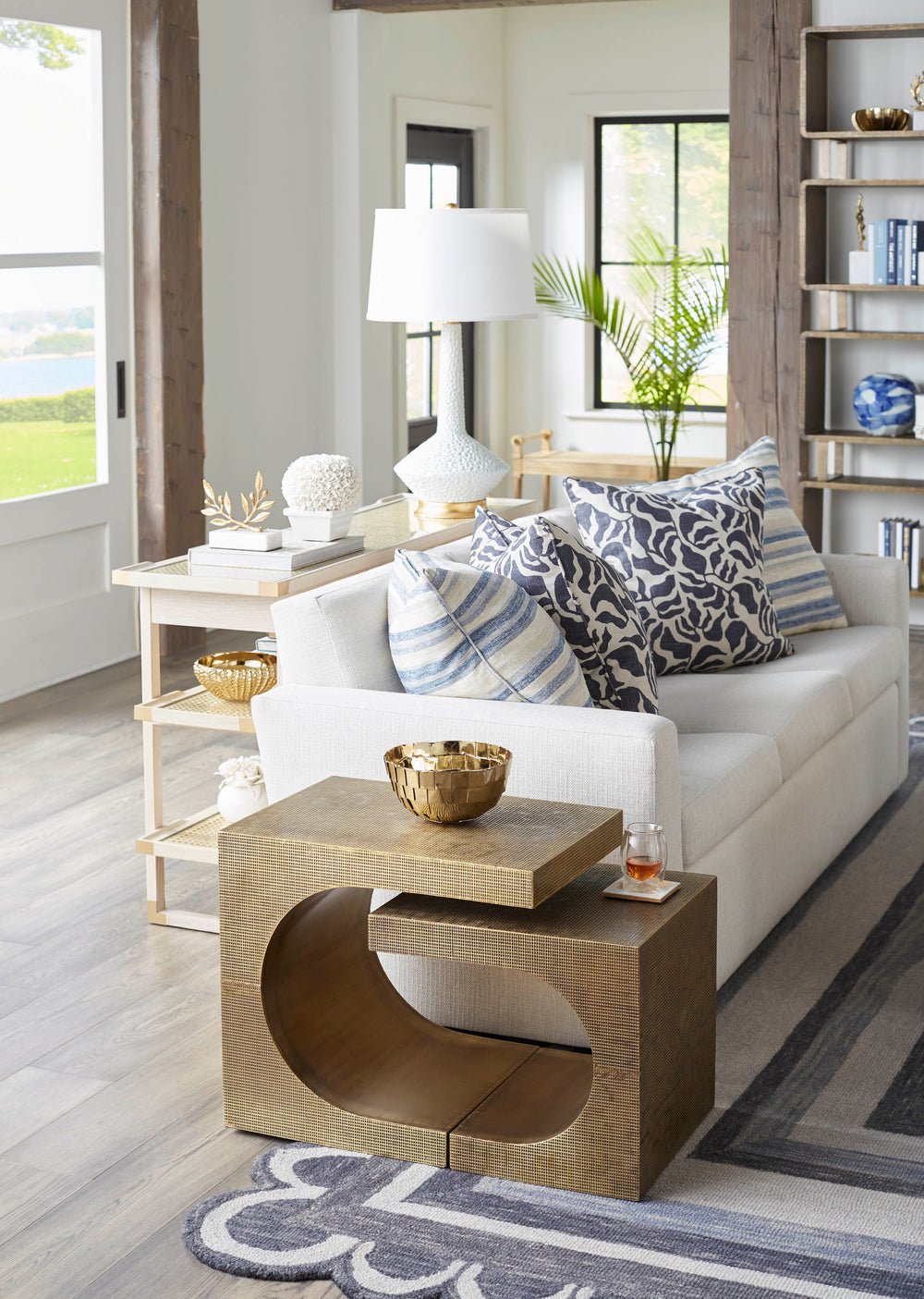 Large Side Table in Antique Brass | Dali Collection | Villa & House ...