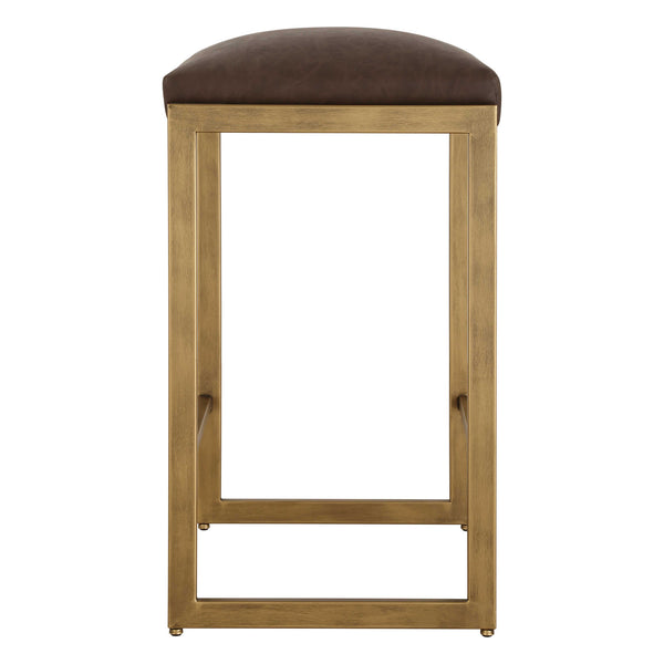 Uttermost Atticus Gold Counter Stool - Scenario Home