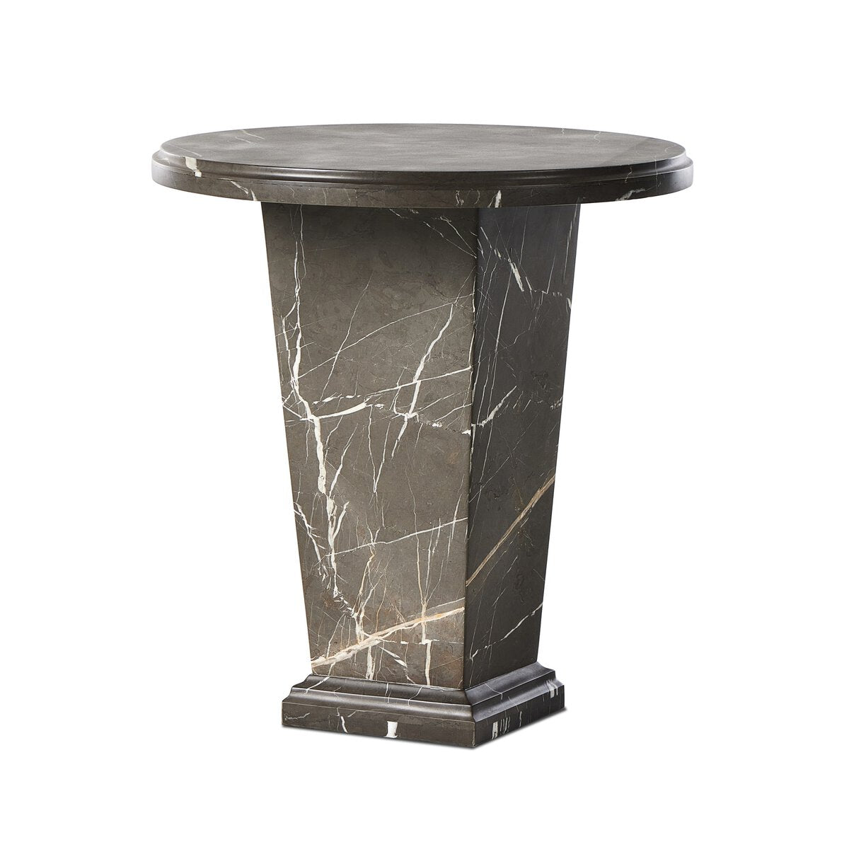 Eslo End Table - Grey Italian Marble - Scenario Home