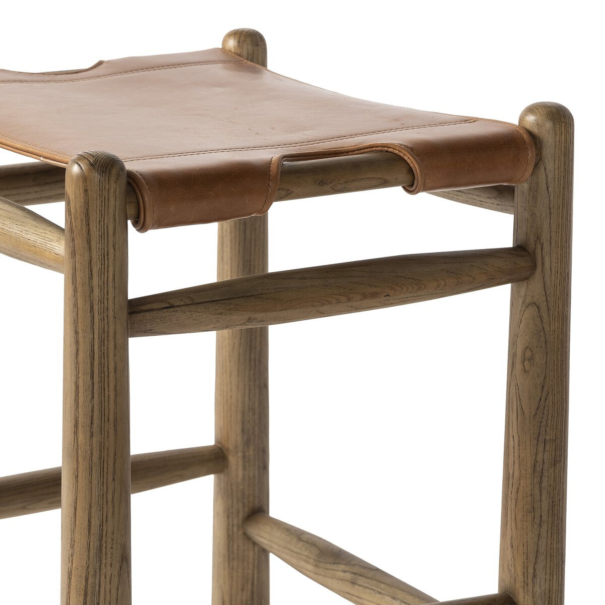 Nino Backless Bar + Counter Stool - Dakota Tobacco - Scenario Home