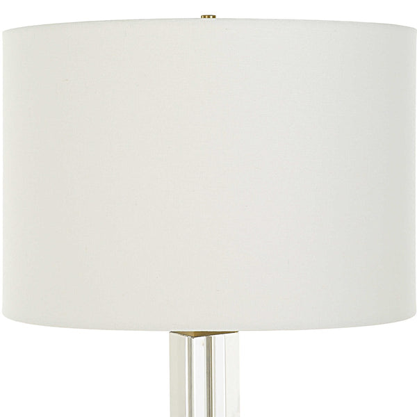 Uttermost Crystal Column Table Lamp - Scenario Home