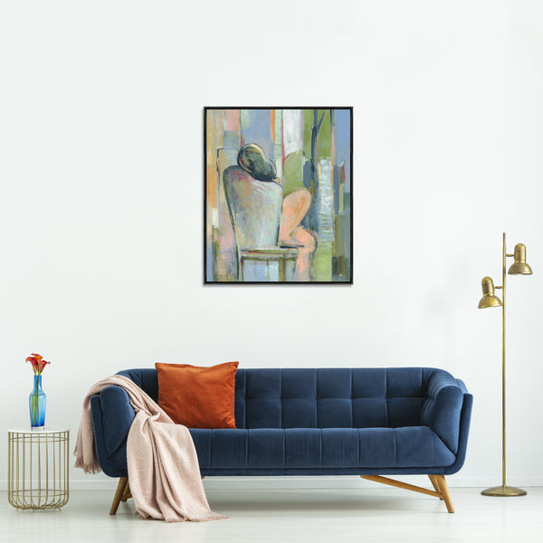 Savor Solitude by Maelani Blue - 30" x 36" Framed - Scenario Home