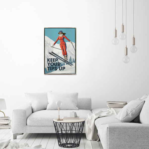 Keep Your Tips Up by Richard Ryder -24" x 36" Framed - Scenario Home