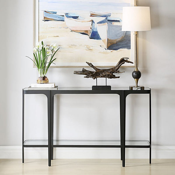 Uttermost Atchison Iron Console Table - Scenario Home