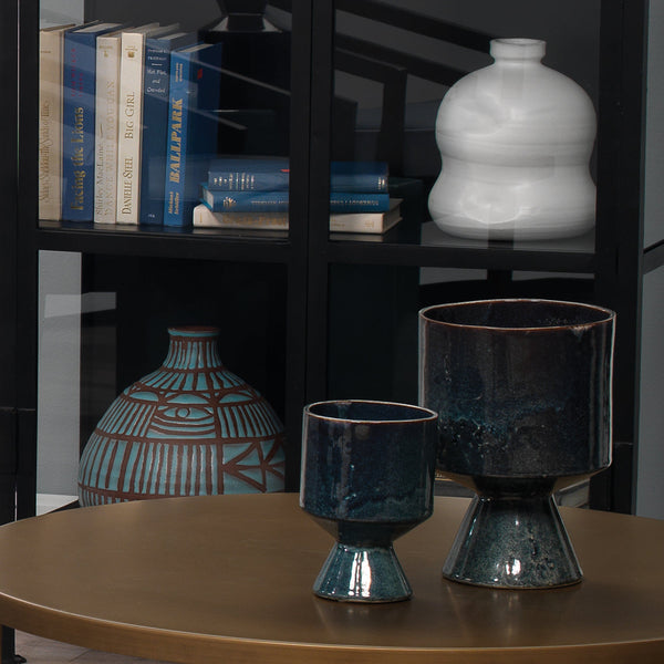 Berkeley Ceramic Decorative Pots (set of 3) - Scenario Home