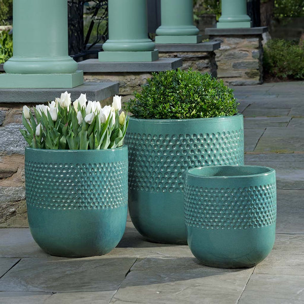 Banded Coin Pot - Set of 3 - Scenario Home