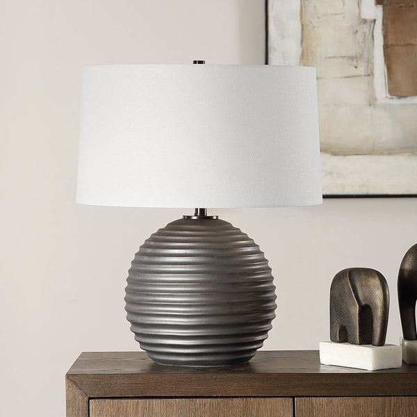 Uttermost Chelsom Ribbed Table Lamp - Scenario Home