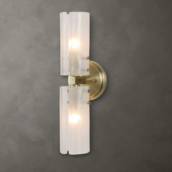 Uttermost Mistie 2 Light Glass Sconce - Scenario Home