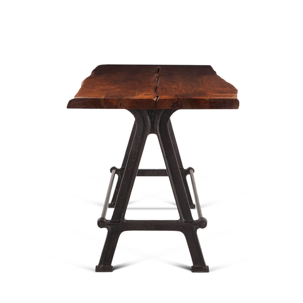 Artezia Gathering Table in Acacia with Walnut Finish - Scenario Home