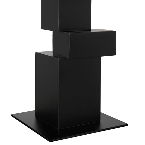 Speer Metal Table, Matte Black - Scenario Home