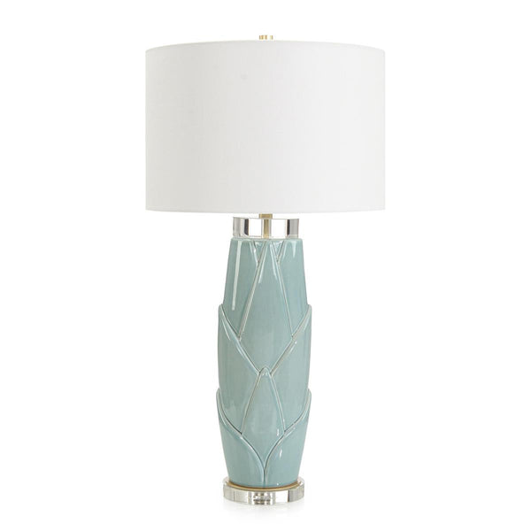 Lush Leaves Table Lamp, Green - Scenario Home