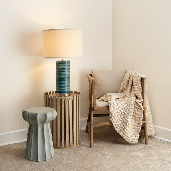 Casey Hand-Blown Glass Table Lamp - Scenario Home