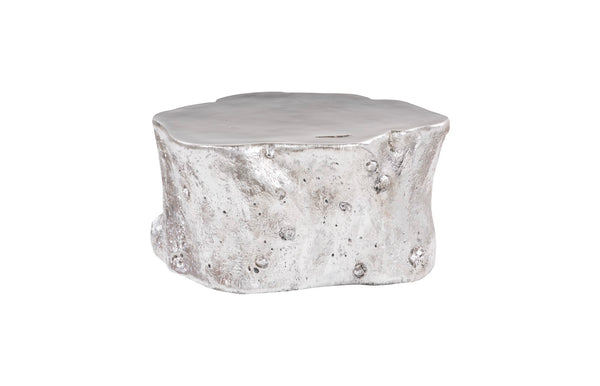 Log Coffee Table, Silver Leaf - Scenario Home