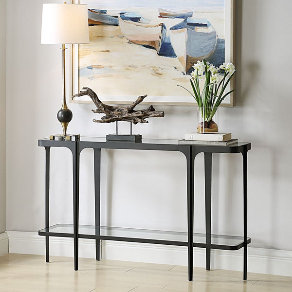 Uttermost Atchison Iron Console Table - Scenario Home