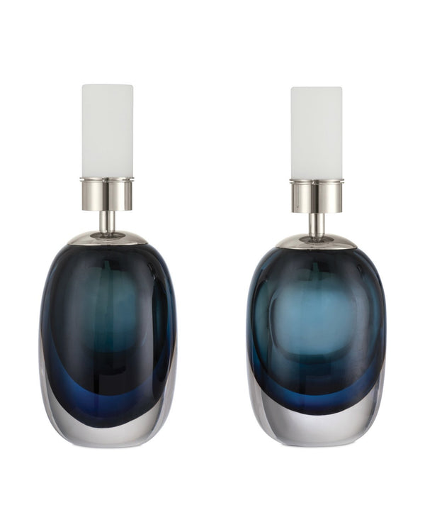 Danza Blue Cordless Table Lamp - Scenario Home