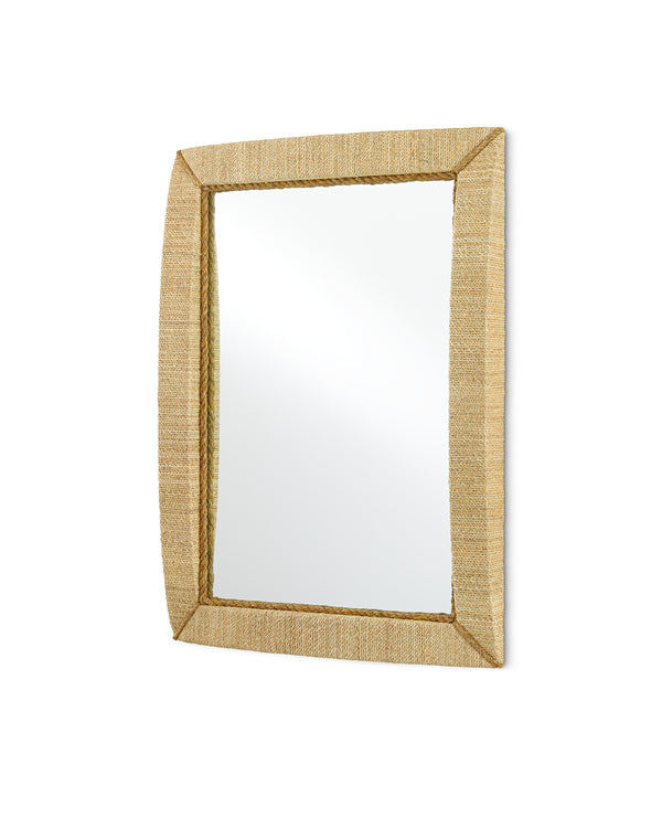 Moroni Rectangular Rope Mirror - Scenario Home