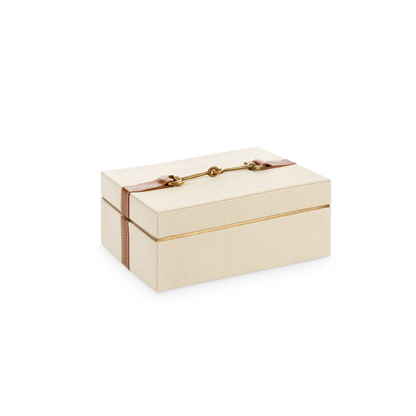 Buckley Rectangular Box, Tan | Buckley Collection | Villa & House ...