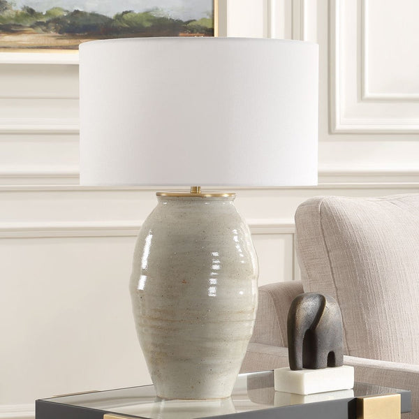 Uttermost Amos Ceramic Table Lamp - Scenario Home