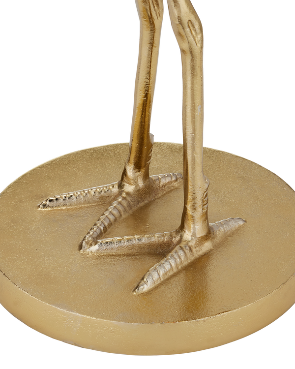 Crane Brass Accent Table - Scenario Home