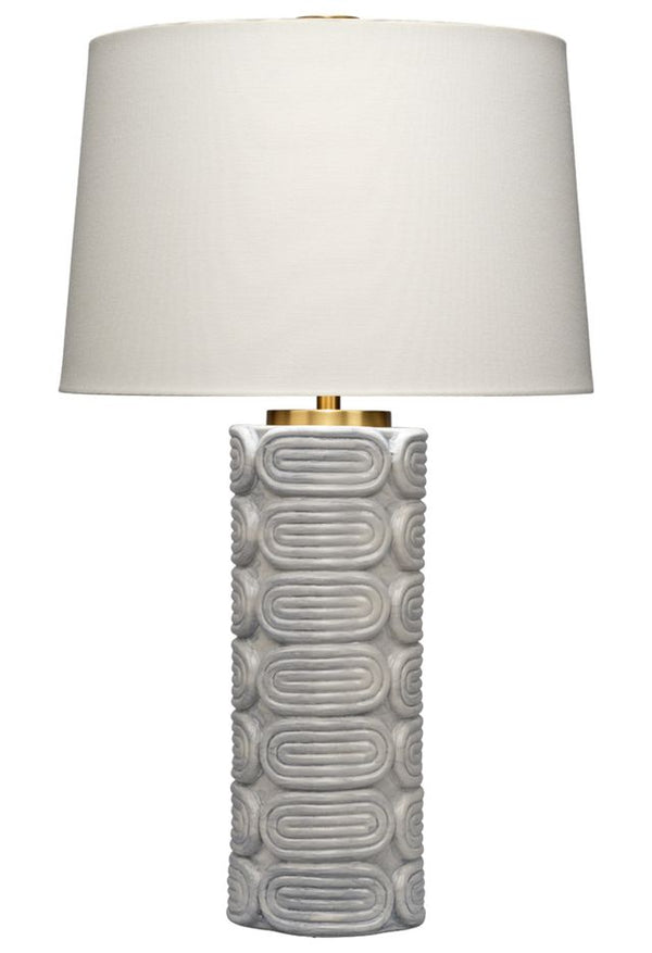 Wright Table Lamp in Light Blue Reactive Glaze - Scenario Home