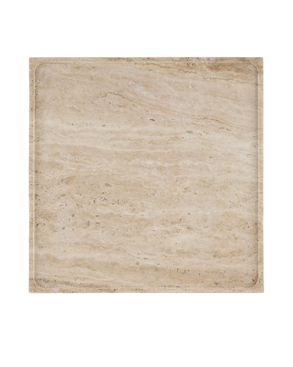 Boyles Large Travertine Tray - Scenario Home