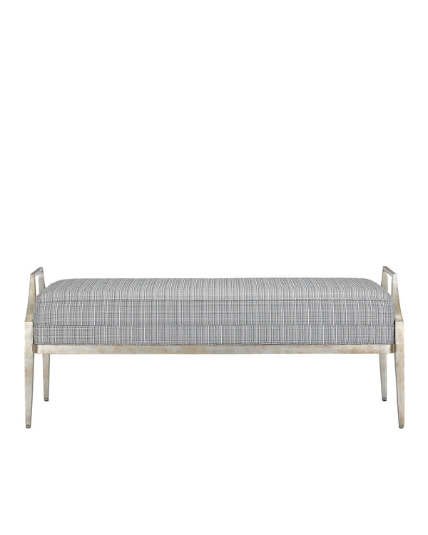 Torrey Silver Bench - Joe Joe Tuxedo - Scenario Home