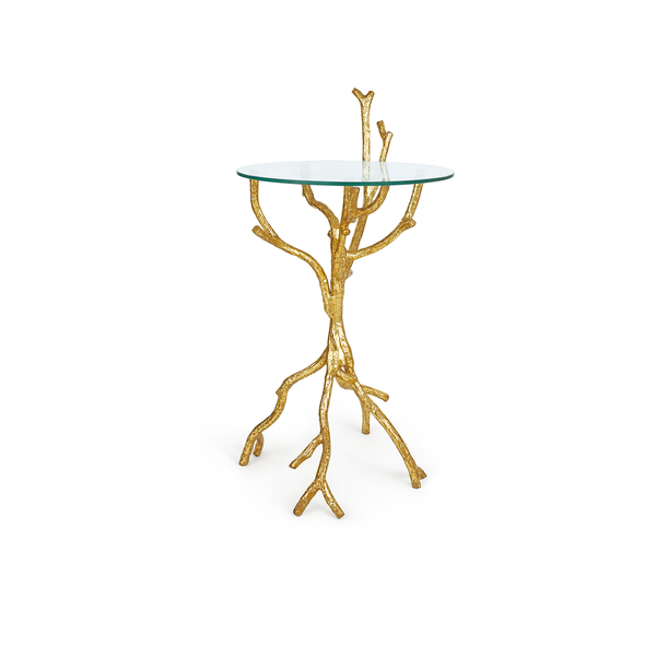 Rowan Accent Table, Gold Leaf | Rowan Collection | Villa & House ...