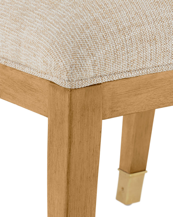 Santos Sea Sand Side Chair, Liller Malt - Scenario Home