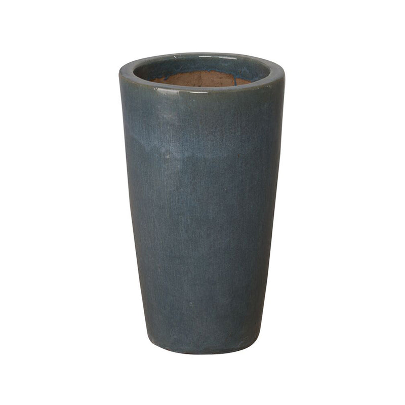 Tall Cylinder Planter - Grey - Scenario Home