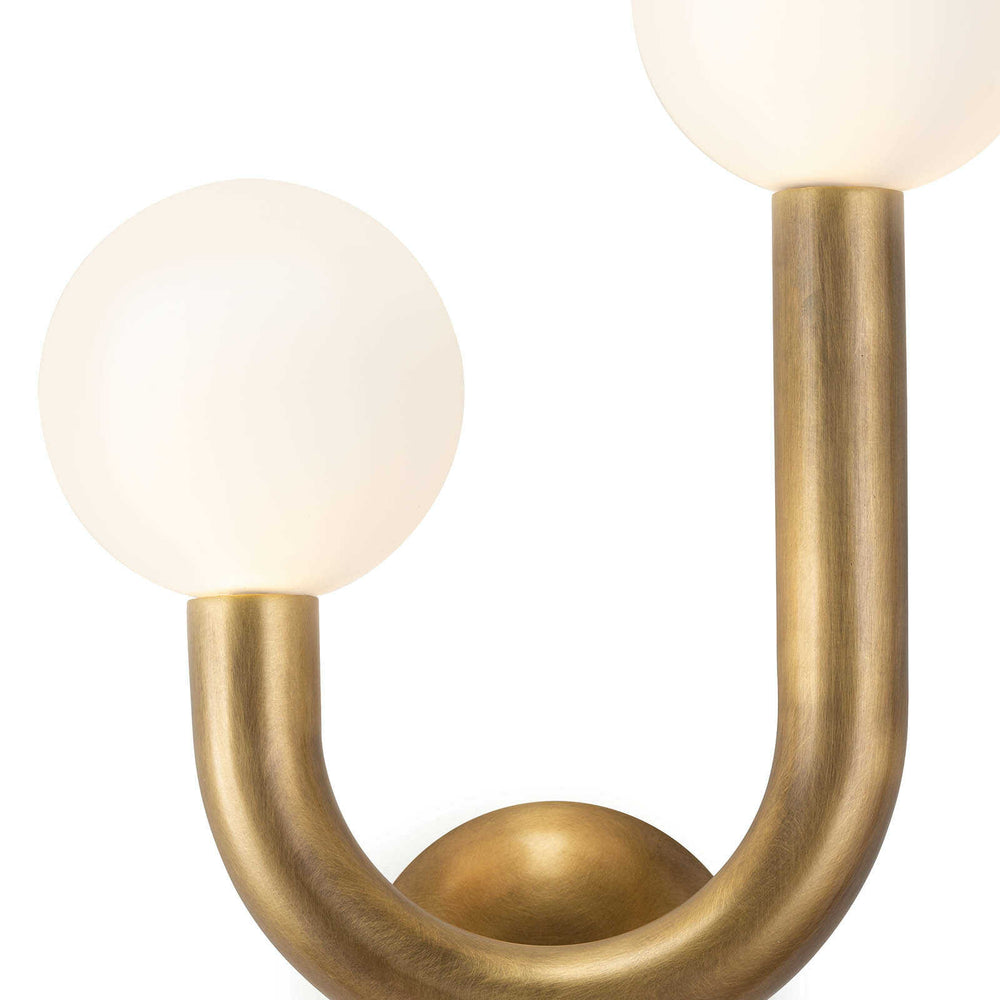 Happy Sconce Left Side (Natural Brass) - Scenario Home