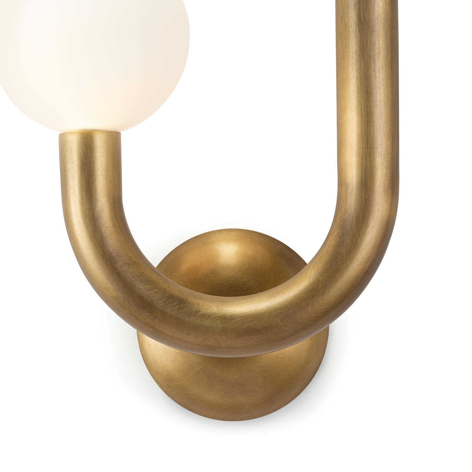 Happy Sconce Left Side (Natural Brass) - Scenario Home