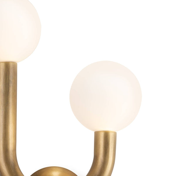 Happy Sconce Right Side (Natural Brass) - Scenario Home