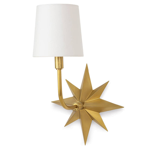 Etoile Sconce (Natural Brass) - Scenario Home