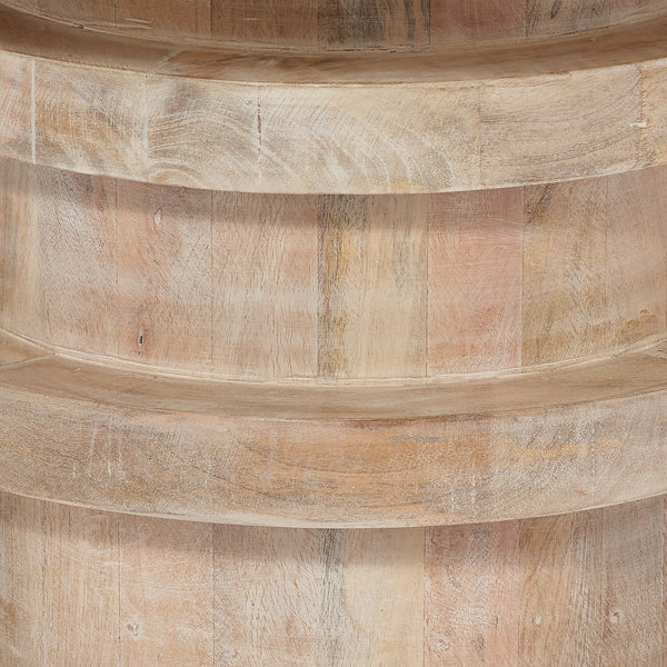 Revolve Side Table - White Washed - Scenario Home