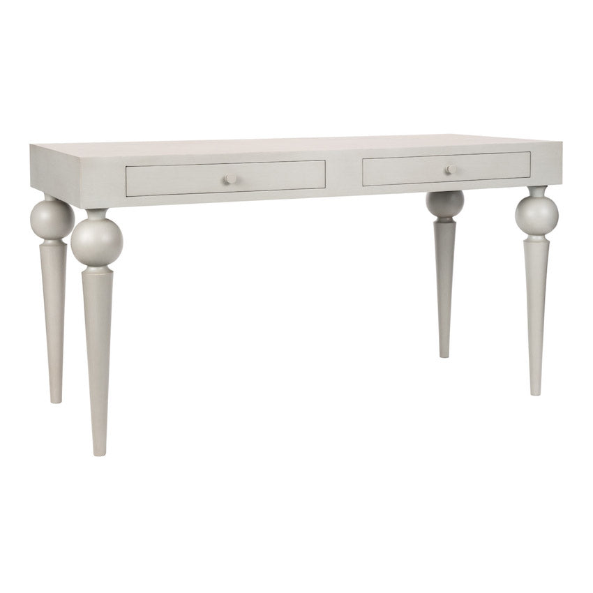 Darcie Two-Drawer Writing Desk with Tapered Legs - Scenario Home