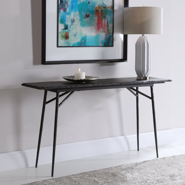 Kaduna Slate Console Table - Scenario Home