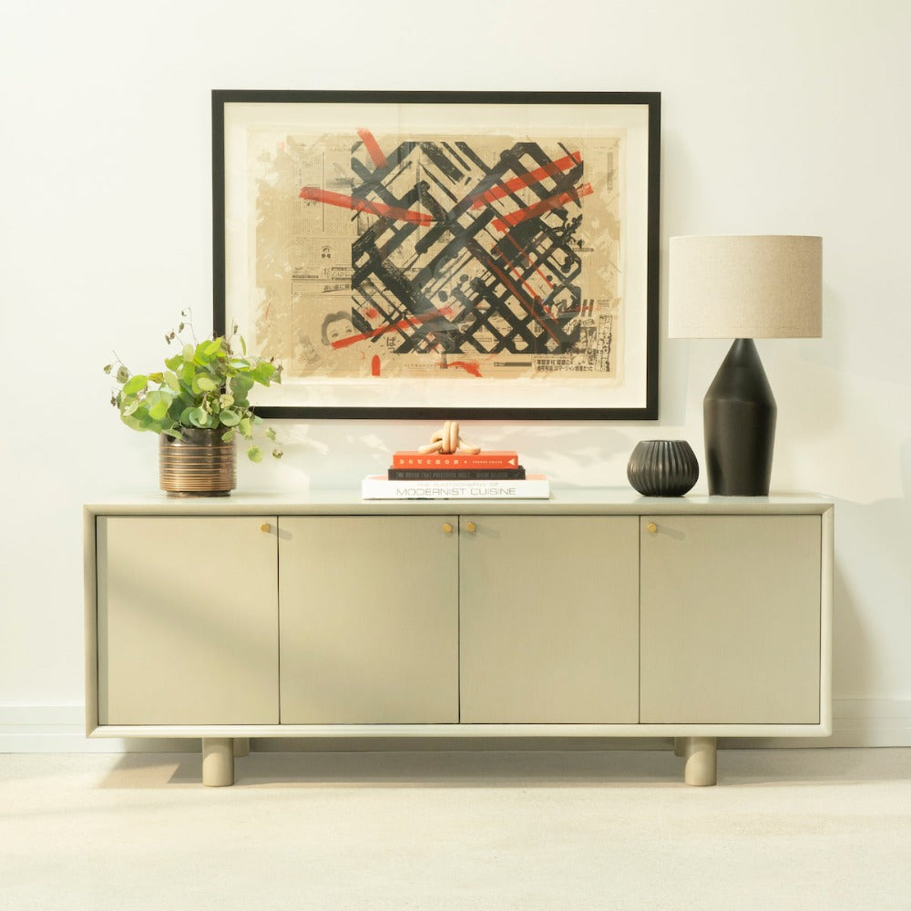 Zoe Four Door Entertainment Console - Scenario Home
