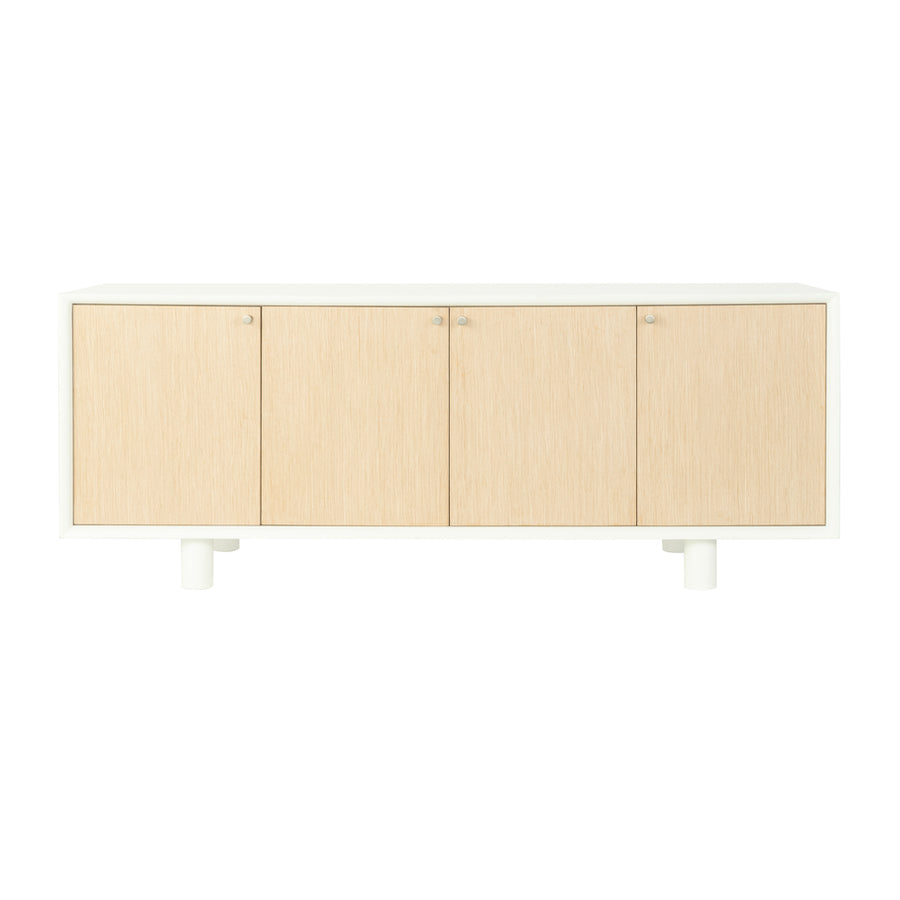 Zoe Four Door Entertainment Console with Veneer - Scenario Home