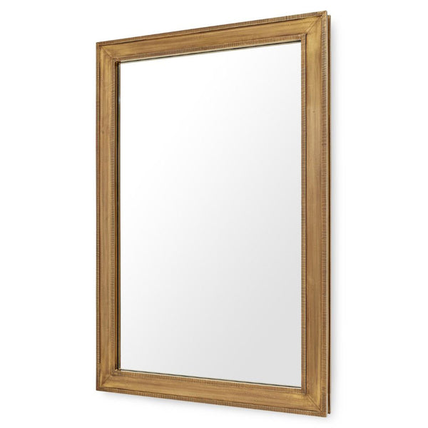 Antique Brass Sheathed Rectangular Mirror – Large | Ellen Collection ...