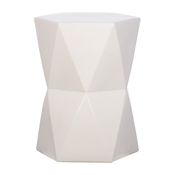 Matrix Garden Stool - White - Scenario Home
