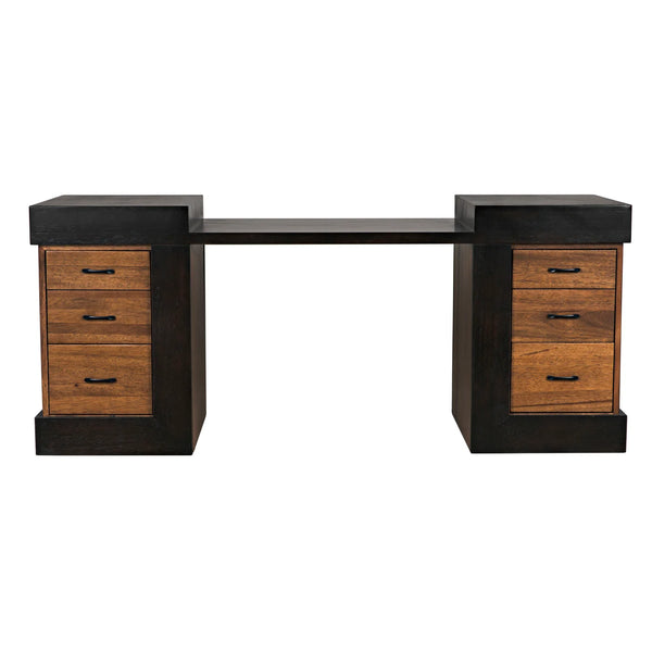 Bentley Desk, Dark/Ebony Walnut - Scenario Home