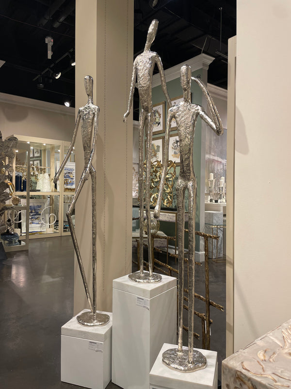 Nickel Figure One Sculpture - Scenario Home