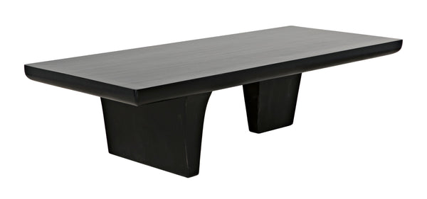 Ward Coffee Table, Hand Rubbed Black - Scenario Home