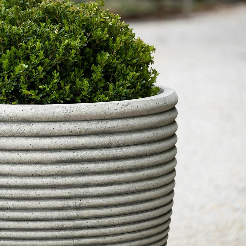 Large Cast Stone Coils Planter - Greystone (14 finishes available ...