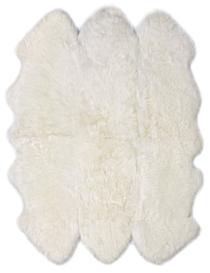 Luxe Ivory Premium Sheepskin Rug - 6 Sizes - Scenario Home